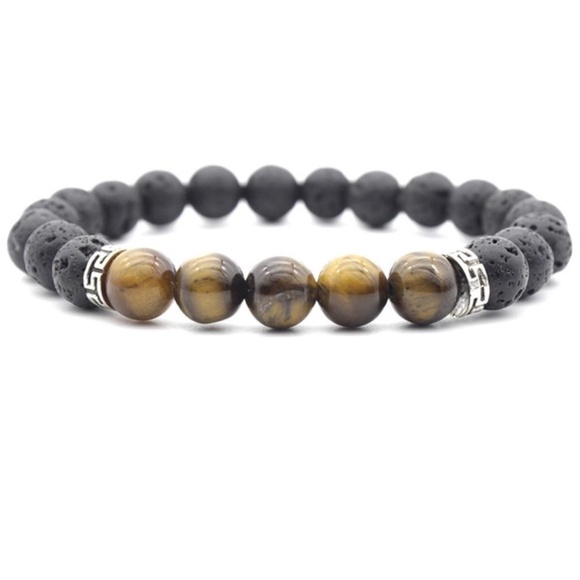 Sky Jewelers | Accessories | Volcanic Rock Bracelet Wildyogatigereye ...